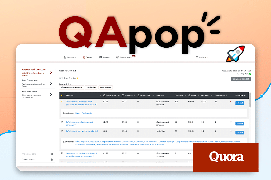 QApop - trouver des clients grâce à la plateforme Quora