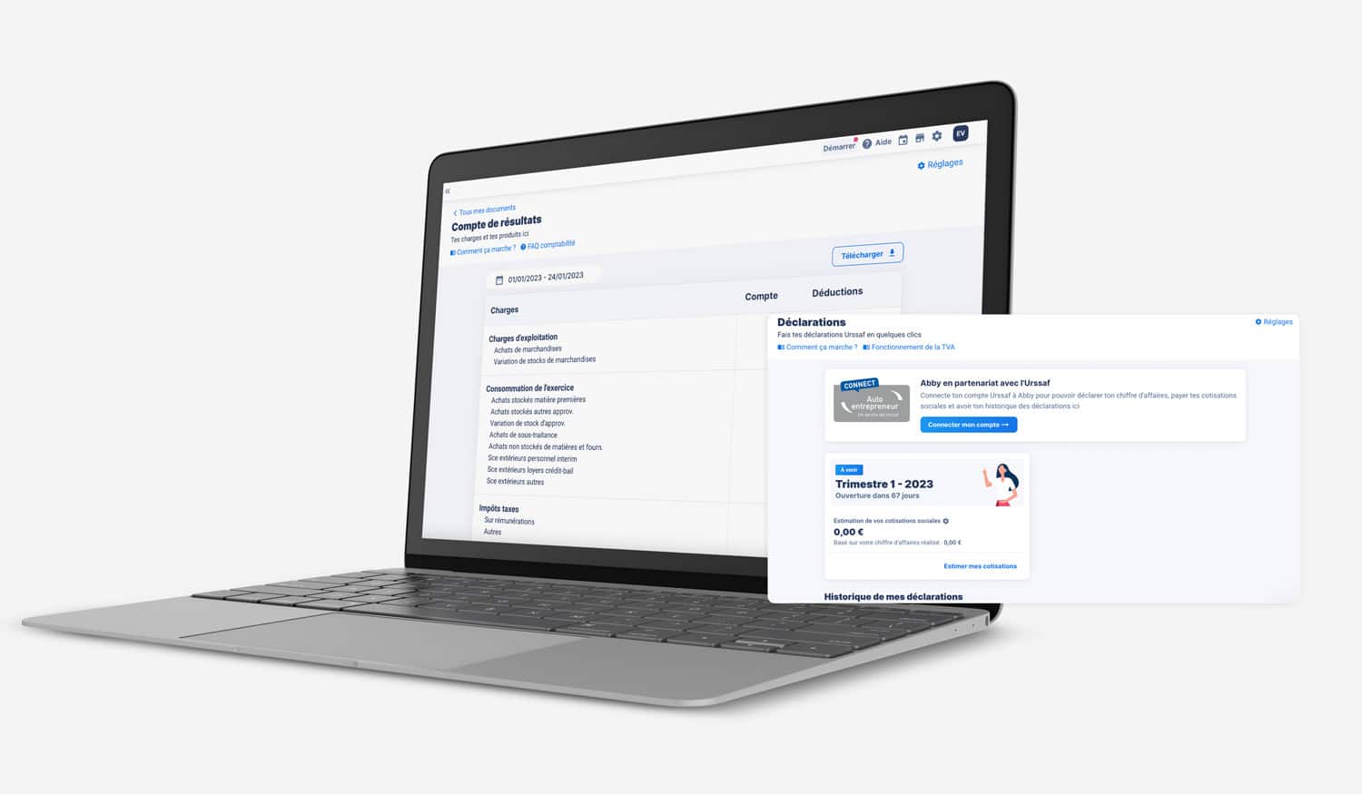 Abby - Logiciel de facturation pour auto entrepreneur. Accès Gratuit